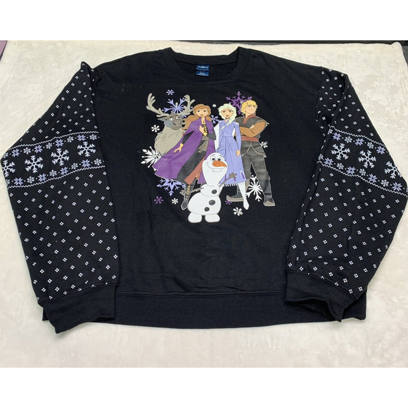 Disney | Sweaters | Disney Frozen Ii Womens Size M 79 Led Light Up Elsa ...